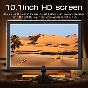 Pomya 10.1 Inch Tablet, 1960x1080 FHD IPS 5G WiFi Tablet for Android12, 8GB RAM 256GB ROM, Support Fast Charging, 4G Network Octa Core Calling Tablet with 8MP 16MP Camera for Daily
