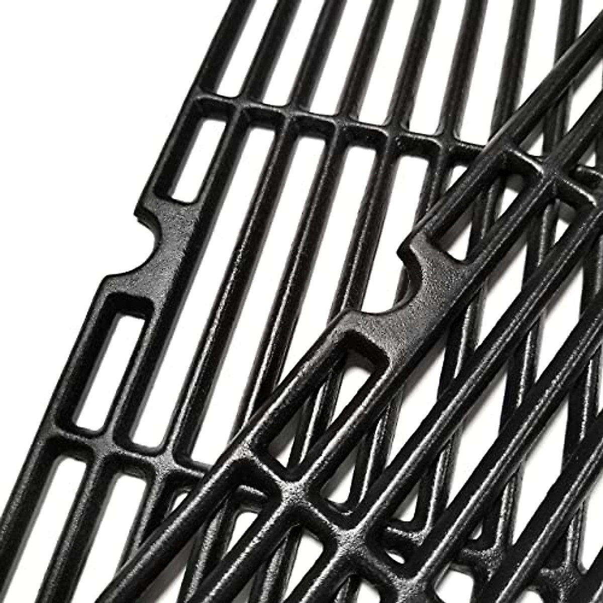 BBQ Grill Grate 16 15/16-inch Matte Cast-Iron Cooking Grates Replacement 3-Pack for Charbroil 463251505, 463251605, 463250509, Broil King Centro Master Chef Gas Grills etc