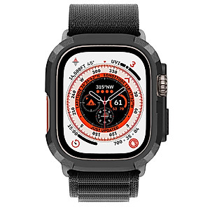 Botomore Compatible with Apple Watch Ultra Case 49mm, [NO Screen Protector] Military Grade Matte Rugged Bumper Shockproof Cover for iWatch