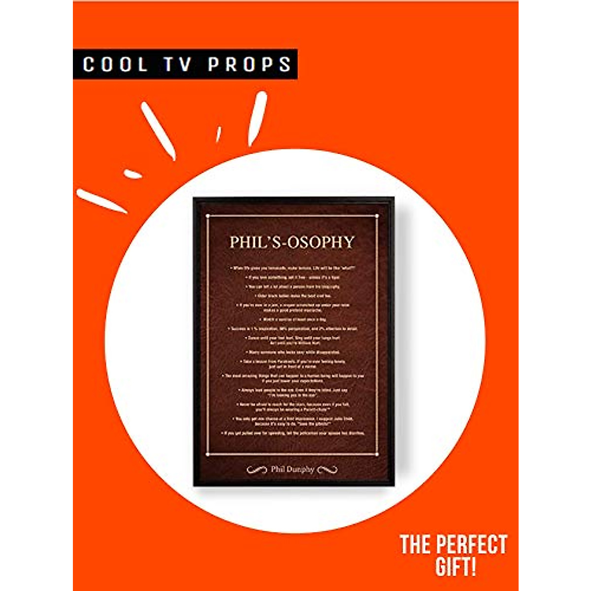 Modern Family Poster – Cool TV Props Family Posters Inspired by Phils Osophy Book Modern Family Merchandise – Modern Family Life Lessons From Dad – Cool College Posters from Loving Family Dad Phil