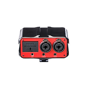 Saramonic 2-Ch Audio Mixer with 3.5mm, XLR & 6.35mm Combo Inputs, PH Power, Headphone Monitor Jack, Integarted Shoe Mounts for DSLR Audio Mixer Preamp (SR-PAX1)