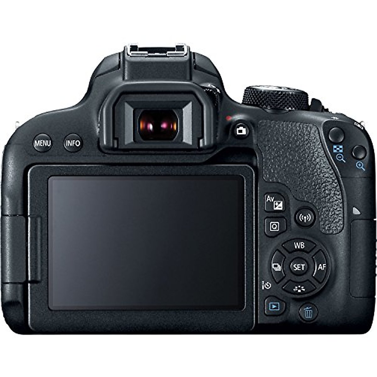 Canon EOS Rebel 800D / T7i DSLR Camera (Body Only), 64GB Memory Card, Case, Card Reader, Flex Tripod, Hand Strap, Cap Keeper, Memory Wallet, Cleaning Kit (Renewed)