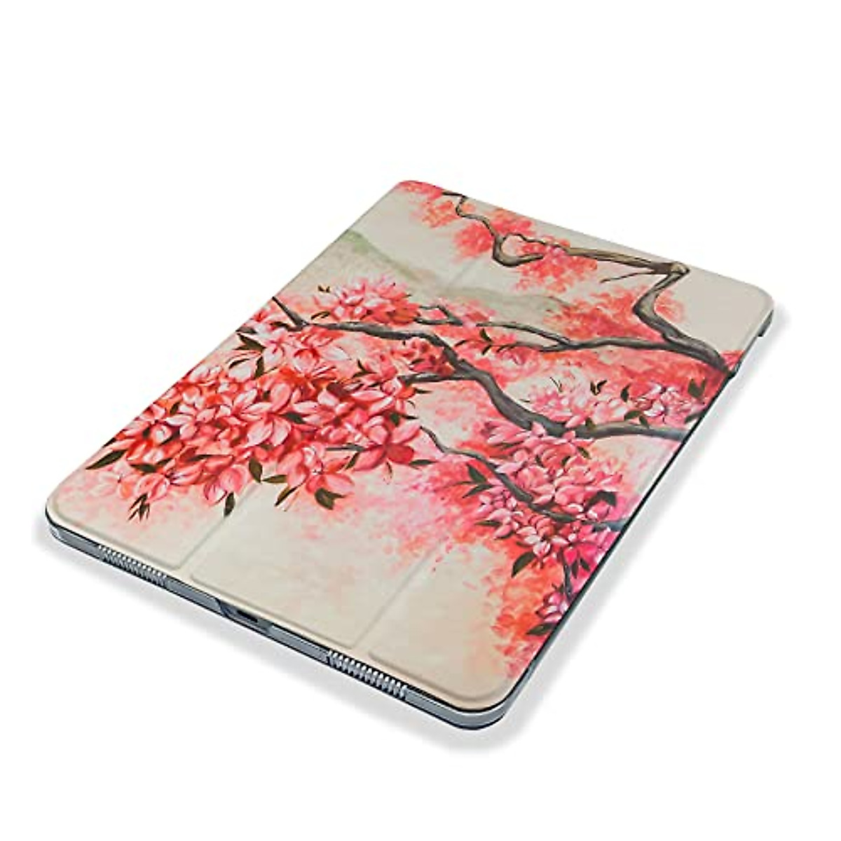 Kawaii Pink Cherry Blossom case Compatible with iPad Mini Air Pro 7.9 8.3 9.7 10.2 10.9 11 12.9 inch Pattern Cover New 2022 2021 Trifold Stand 3 4 5 6 7 8 9 Generation 183 (11" Pro 1/2/3 gen)