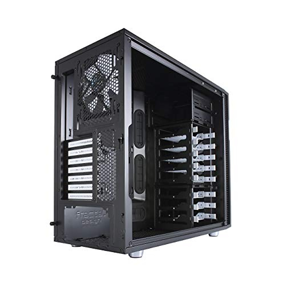 Fractal Design Define R5 - Mid Tower Computer Case - ATX - Optimized for High Airflow and Silent - 2X Fractal Design Dynamic GP-14 140mm Silent Fans Included - Water-Cooling Ready - Black