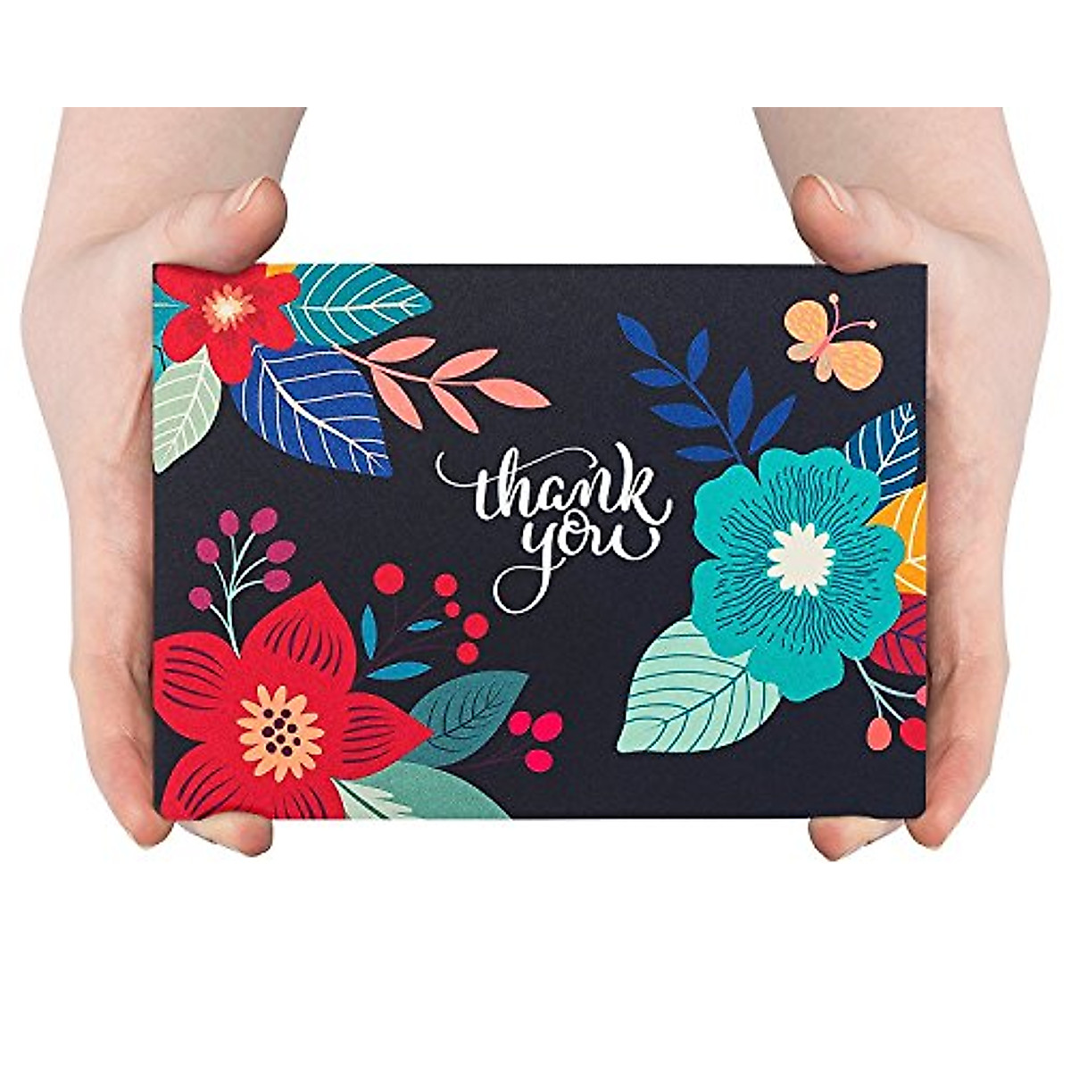 Spark Ink 36 Thank You Cards with Envelopes Bulk, Thank You Notes, Blank Cards and Envelopes, for Wedding, Gift Cards, Christmas, Graduation, Bridal & Baby Shower, Funeral - 4x6 Bulk Stationary Set