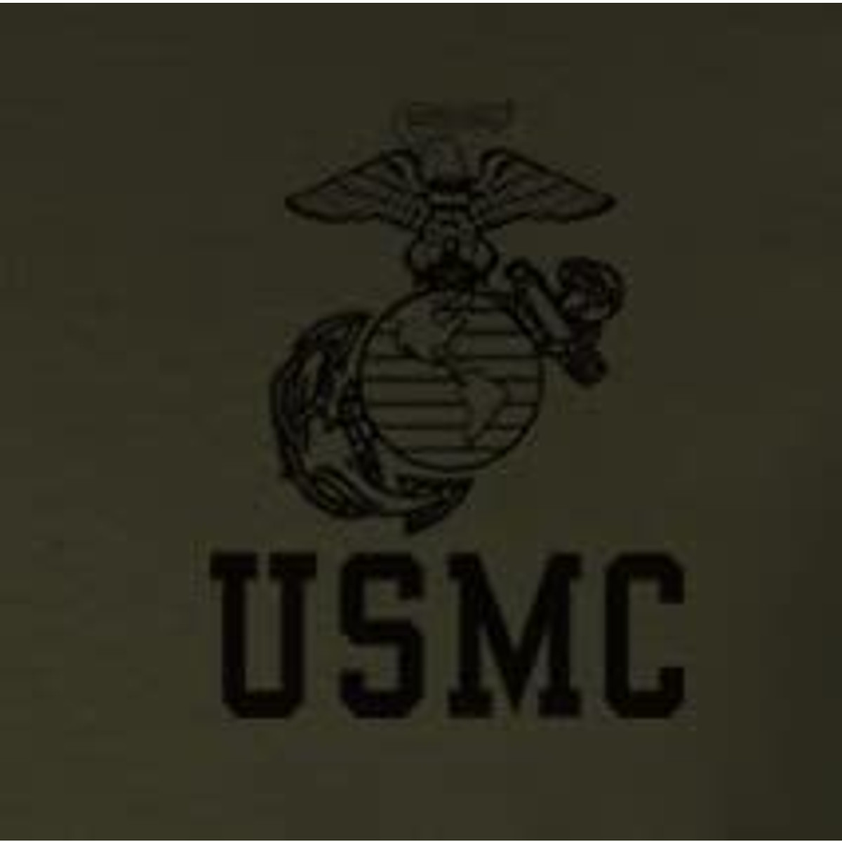 eMarine PX Eagle Globe and Anchor w/USMC Hooded Sweatshirt Military Green