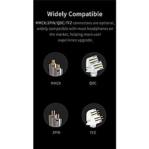 24 Core MMCX Earphone Cable-KBEAR [Show] Upgrade Cable, 5N OFC Silver Plated Cable, IEM Detachable Cable with2.5mm Plug, Suit for DM7 T3 T2 FH5 FH9 FA9 I3 FH5S (MMCX2.5, Black)