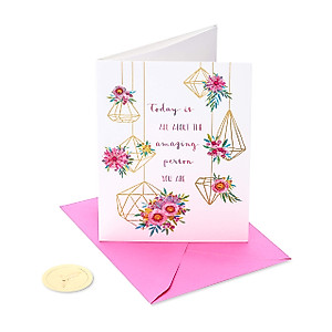 Papyrus Birthday Cards for Her, Shoes and Terrarium (2-Count)