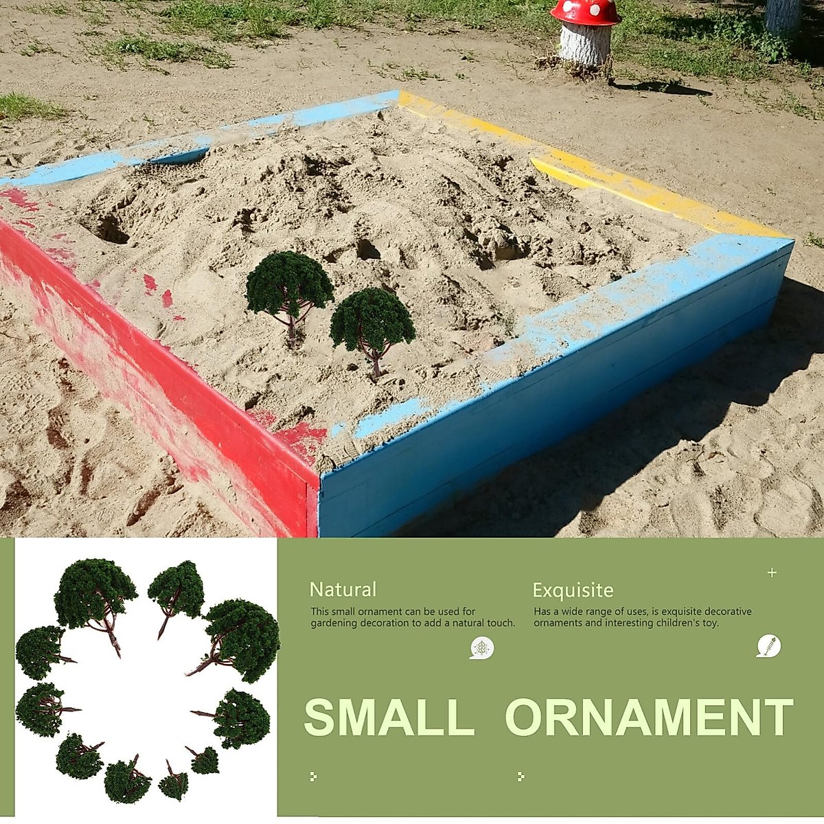DOITOOL Model Trees Rainforest Diorama Supplies 20Pcs Scale Trees Miniature Craft Mini Trees for Crafts Miniature Tree Diorama Models Model Model Trees Model Train Scenery