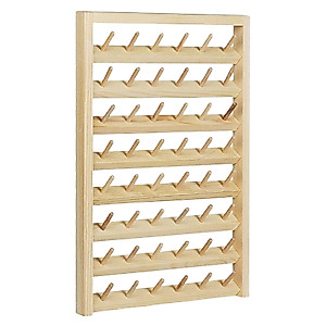 Fancyes 48 Spool Sewing Thread Mounted Sewing Holder Organizer Shelf for