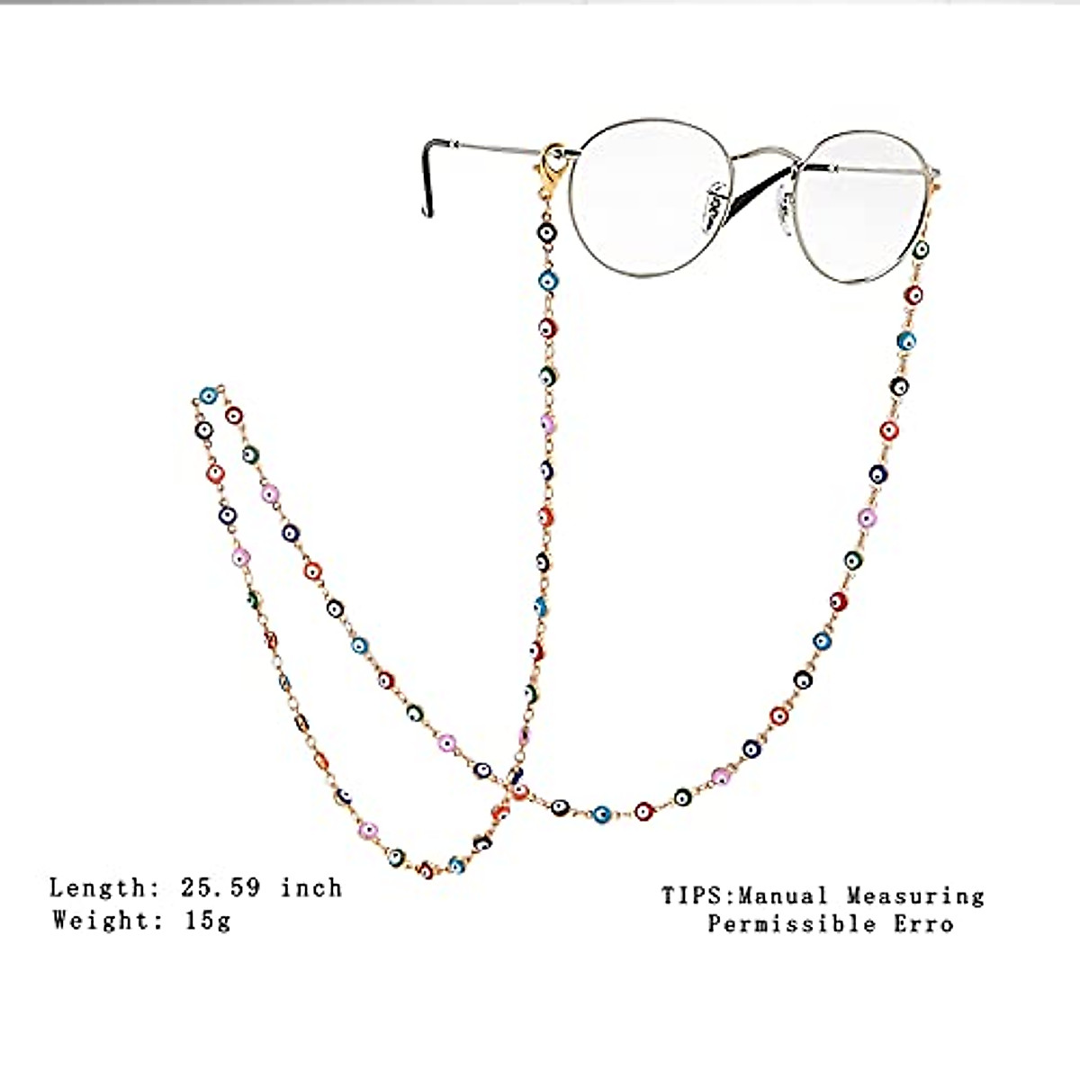 1 Pieces Eyeglass Chain Sunglasses Eyewear Strap Mask Chain Holder for Women Reading Glasses Chain Retainer