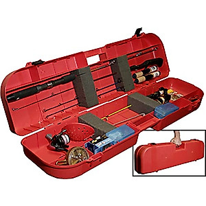 MTM IFB-1-30 Ice Fishing Rod Box, USA Made, Red
