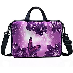 14-Inch Neoprene Laptop Shoulder Messenger Bag Case Sleeve for 13 13.3 14 14.1" Inch Notebook/Chromebook (Classic)