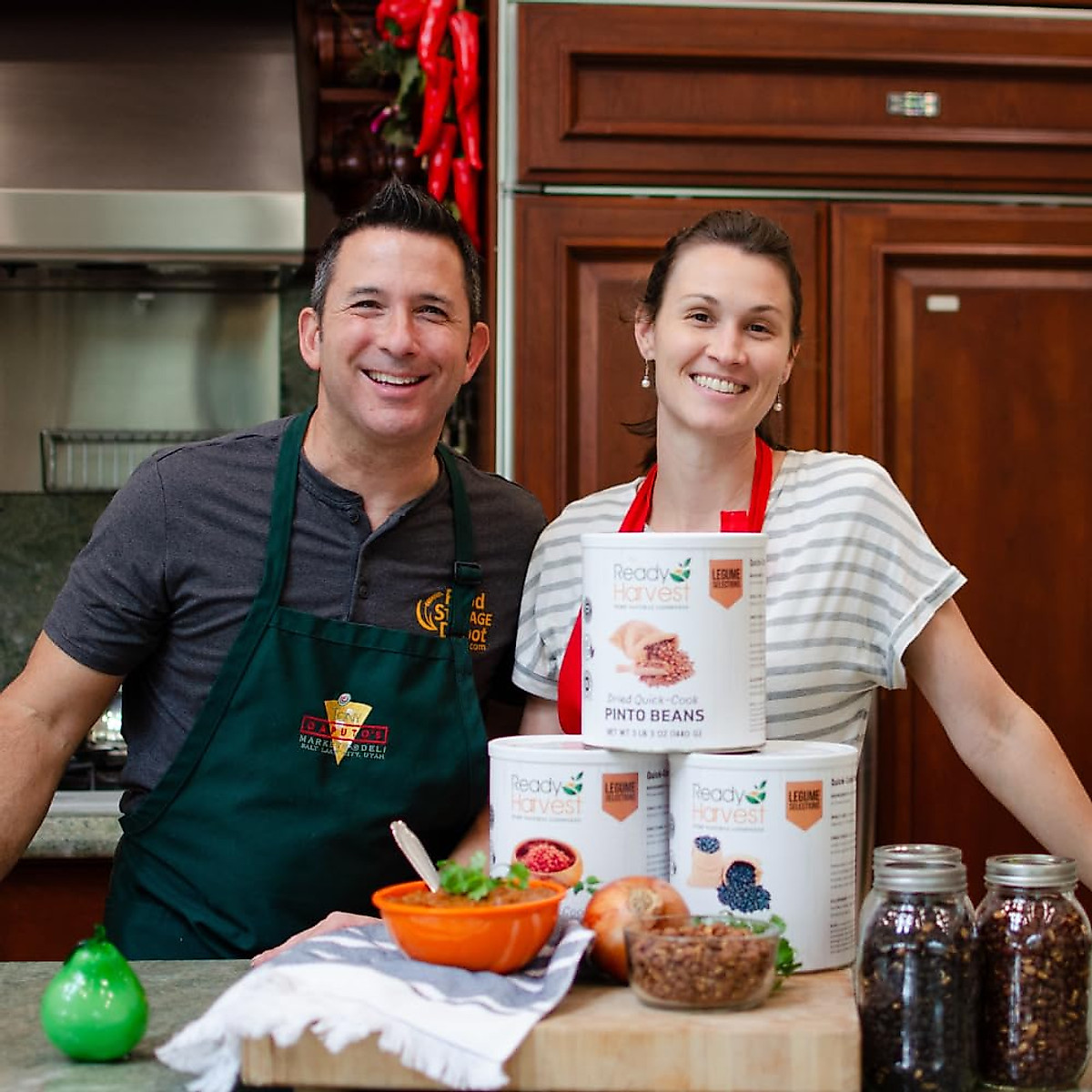 Ready Harvest Red Beans Canned Food Canned Beans Quick-Cook Beans Emergency Food Supplies Survival Food Emergency Food Rations #10 Can 25-Year Shelf Life 3 lbs