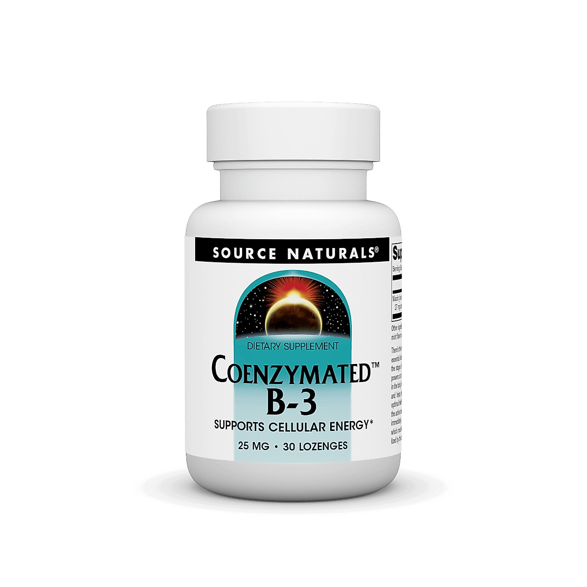 Source Naturals Coenzymated B-3 25MG, 30 Lozenges