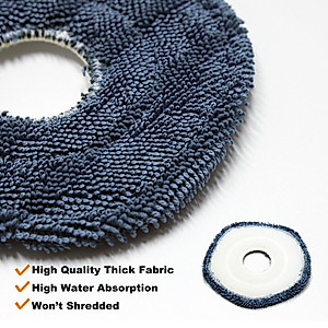 Piegricdiat Replacement Accessories Fit for Eufy X10 Pro Omni Robot Vacuum and Mop, Vacuum Bags & Hepa Filter& Side Sweep& Mop Pad& Brush Roll (9PC-Brush ROLL& Filter& Sweep& Bag& MOP)