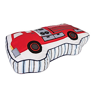 Brandream Boys Pillow Fire Truck Pillow Boys Cotton Decorative Throw Pillows Couch Bed Living Room Kids Bedroom Decor