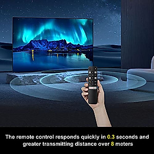 Voice Replacement for TCL-Android-TV-Remote,New Upgraded RC802V for TCL Smart TVs with Google Voice Function,with Netflix,YouTube Buttons