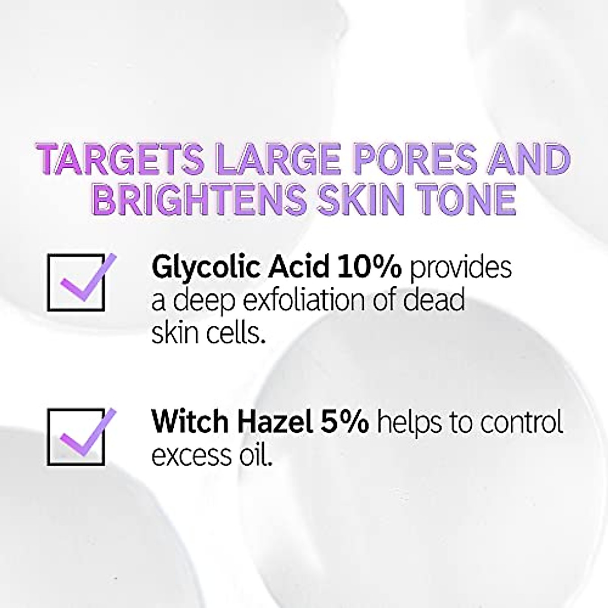 The INKEY List Glycolic Acid Toner, Exfoliator to Reduce Pore Size, Blur Fine Lines and Even Skin Tone, 3.38 fl oz