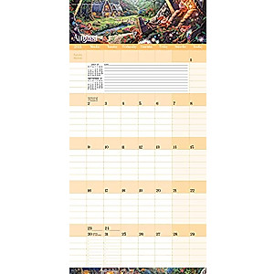 Disney Dreams Collection by Thomas Kinkade Studios: 17-Month 2021–2022 Family Wall Calendar