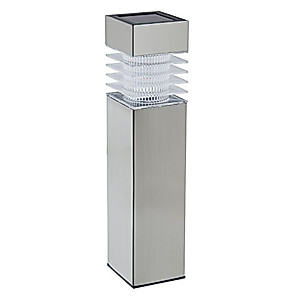 Morvat LED Solar Path Lights, Solar Walkway Lights Pathway Lights Solar Powered Solar Pathway Lights Yard Lights Outdoor Solar Powered Stainless Steel & Durable Plastic Waterproof, White Light, 8 Pack