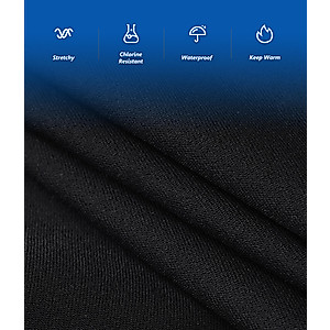 CtriLady Women's Wetsuit Long Pants,1.5mm Neoprene Pants Wetsuit Legging Keep Warm for Swimming Surfing Diving Kayaking（2XL,Black