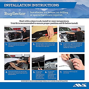 Auto Ventshade [AVS] Bugflector / Hood Shield | Dark Smoke | 23009 | 2009 - 2014 Ford F-150