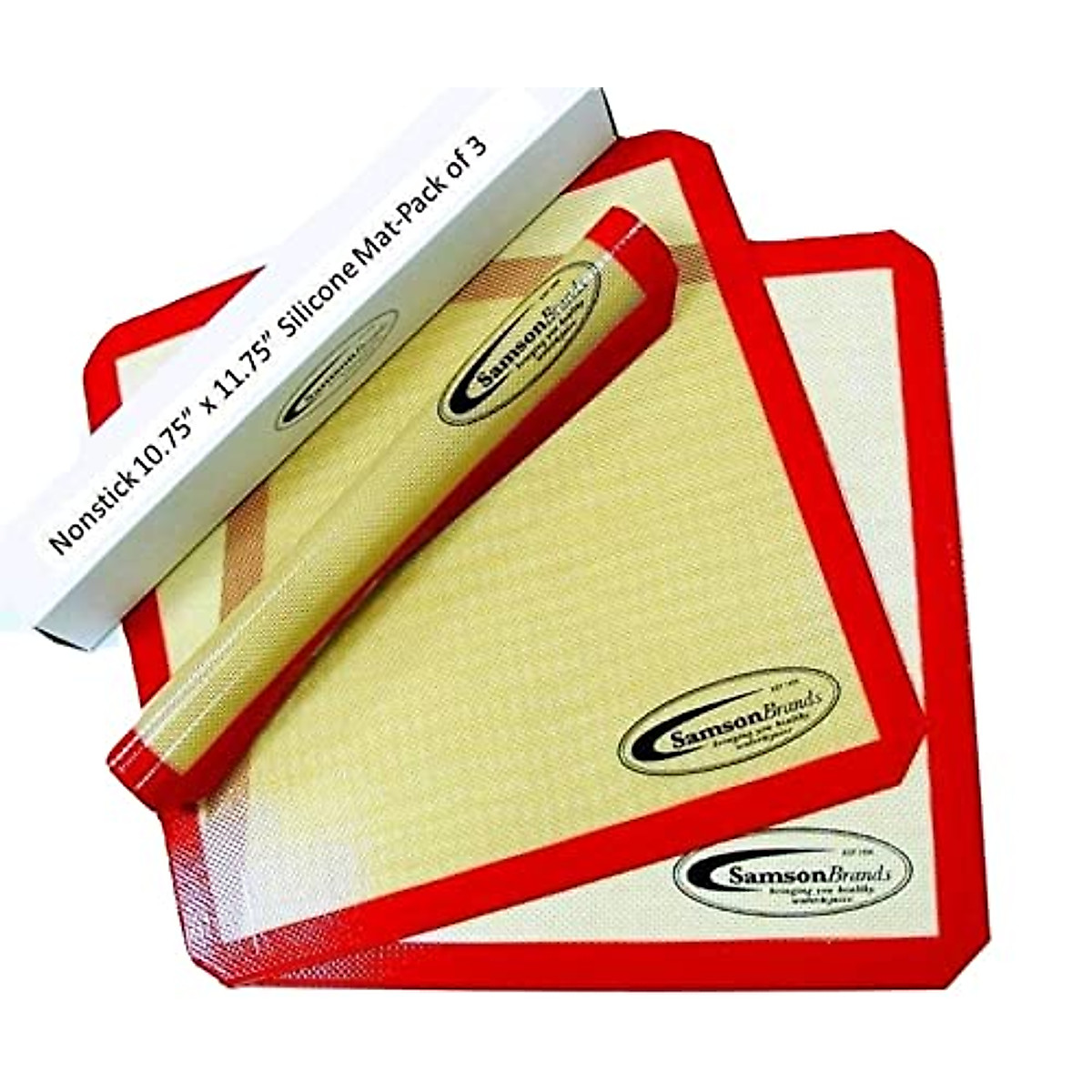 3-Pack of Premium SILICONE Reusable Non Stick Sheets for Samson "Silent" or Aroma, Cosori, iVation Dehydrators 3-Pack - Make Fruit Leathers with Easy Clean Up