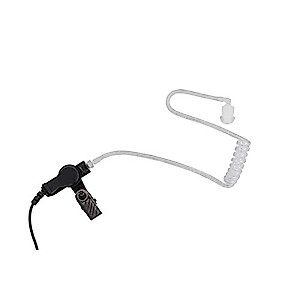 2.5mm Earpiece Headset W/Coiled Tube for Harris Police Radio XG25 XG75 P7300 for Motorola Kenwood