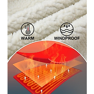 GEEK LIGHTING Men's Flannel Shirts Jacket Sherpa Lined Fleece Plaid Hoodie Long Sleeve Winter Warm Coat