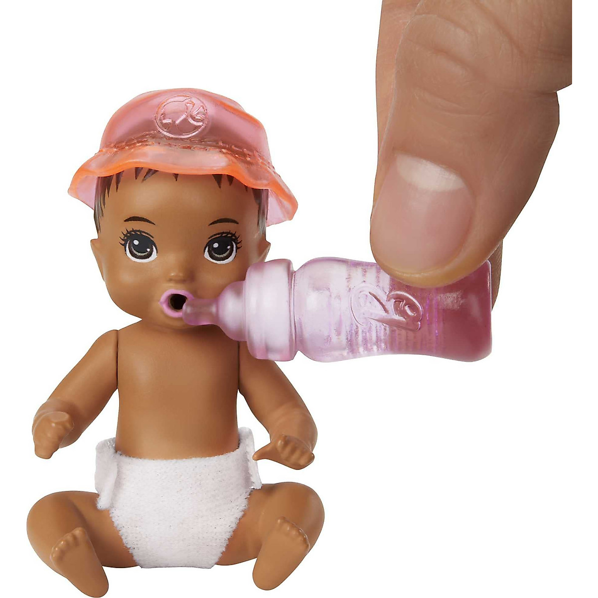 Barbie Skipper Babysitters Inc Doll & Accessories, Feeding & Bath Set with Color-Change Baby Doll, Tub & Accessories