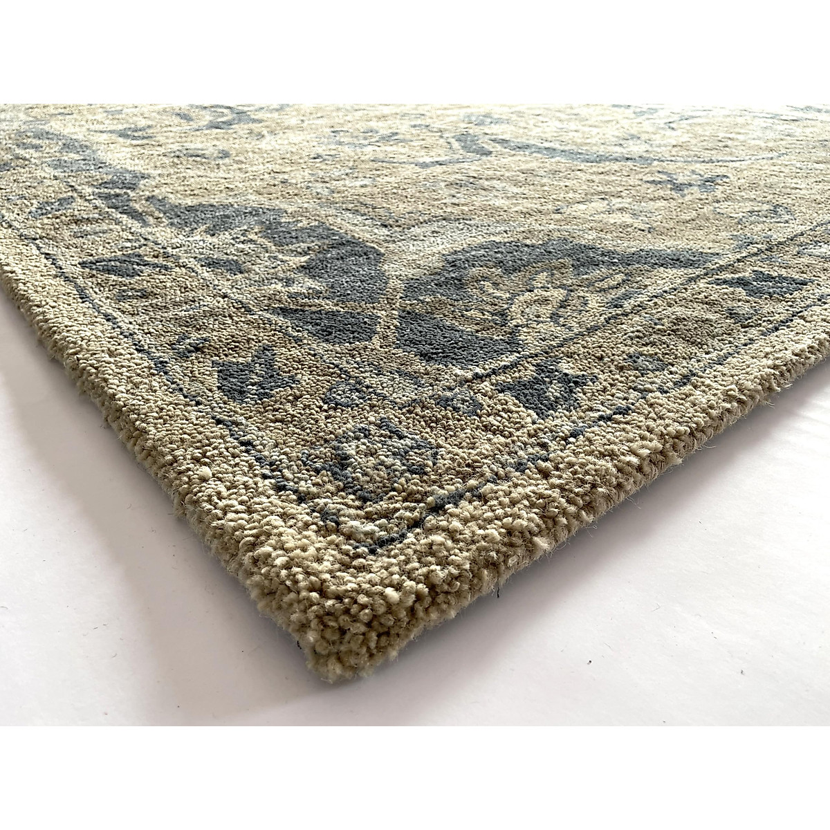 Natural Weave Pb Rug Hand Tuffted Nolan Style Traditional Wool Area Rugs Suitable for Living Room, Bedroom, Dining Room | 100% Wool | 100% Cotton Backing (8 x 10 FT)