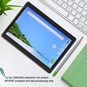 10.1 Inch Tablet, Tablet PC with Dual Cameras for Android 8.0 for Home Use (US Plug)