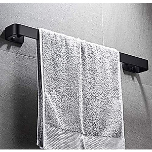 Modernnimalist Shelf,Towel Rack Single Rod, Space Aluminum, Punch-Free Hotel Project Hotel Bath Towel Bar Decoration in Home Kitchen and Bathroom Hotel Office/50Cm