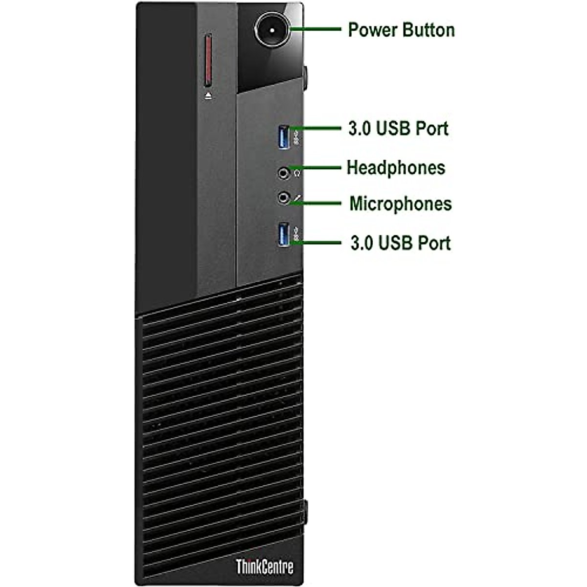LENOVO SFF Computer Desktop PC, Intel Core i7 3.4GHz Processor, 16GB Ram, 128GB SSD, 2TB HDD, Wireless Keyboard & Mouse, WiFi | Bluetooth, New 24" FHD LED Monitor, Win 10 Pro (Renewed)