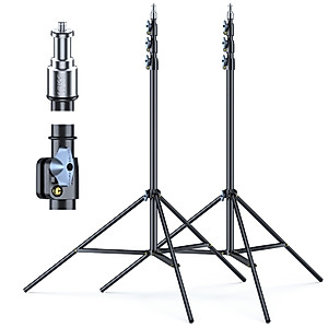 LINCO Lincostore Zenith 9 feet/288 cm Photo Studio Light Stands Set of Two for HTC Vive VR, Video, Portrait, and Product Photography