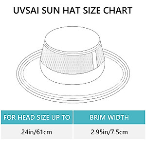 UVSAI UPF 50+ Bucket Sun Hat with Laser Perforated Mesh Cooling Adjustable Breathable Lightweight for Outdoor Men Women White