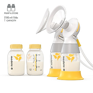 Medela Classic PersonalFit Flex Double Pumping Kit for Electric Breast Pumps Compatible with Freestyle, and Swing Maxi Breastpumps