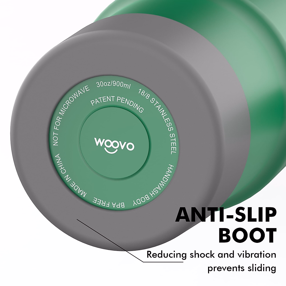 30 oz Tumbler with Handle and Straw, Insulated Cup with Straw and Lid, BPA Free Double Wall Stainless Steel Tumbler Stay Cold, Water Bottle with Handle for Adults, Forest Green