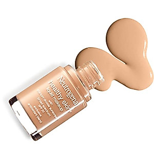 Neutrogena Healthy Skin Liquid Makeup Foundation, Broad Spectrum SPF 20 Sunscreen, Lightweight & Flawless Coverage Foundation with Antioxidant Vitamin E & Feverfew, 30 Buff, 1 fl. oz