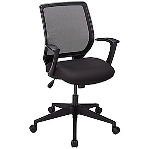 Lorell Executive Mid-Back Work Chair 2.6" Height X 62.5" Width X 26.8" Length Black