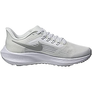 NIKE Women's Sneaker, White Metallic Silver Pure Platinum, 9.5