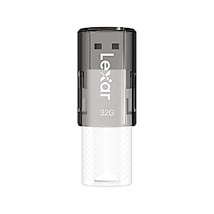 Lexar® JumpDrive® S60 USB 2.0 Flash Drives, 32GB, Black, Pack Of 3 Flash Drives, LJDS60-32GB3NNU