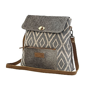 Myra Bag Grainy Gray Shoulder Bag S-2557