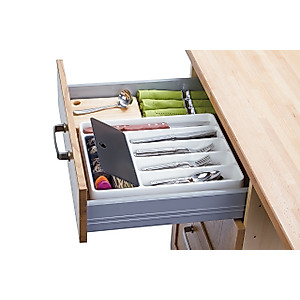 Prepworks by Progressive Flatware Organizer with Removable Storage Box