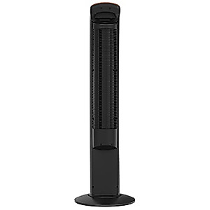 Lasko Wind Curve Electric Oscillating Tower Fan with Bluetooth Technology for Indoor, Bedroom and Home Office Use, 42", Woodgrain T42905