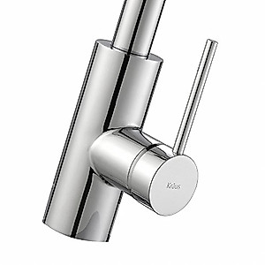 Kraus KPF-2620CH Oletto Single Lever Pull Down Kitchen Faucet, 16 Inch, Chrome (Pack of 4)