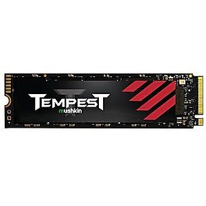 Mushkin Tempest – 2TB PCIe Gen3 x4 NVMe 1.4 – M.2 (2280) Internal Solid State Drive (SSD) – 3D NAND Flash - (MKNSSDTS2TB-D8)