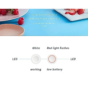 Personal Portable USB Rechargeable Electric Mini Fresh Juice, Blender, Smoothie Maker (Yellow)