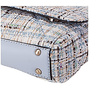 GUESS womens Cessily Convertible Crossbody Flap, Pale Cloud, one size US